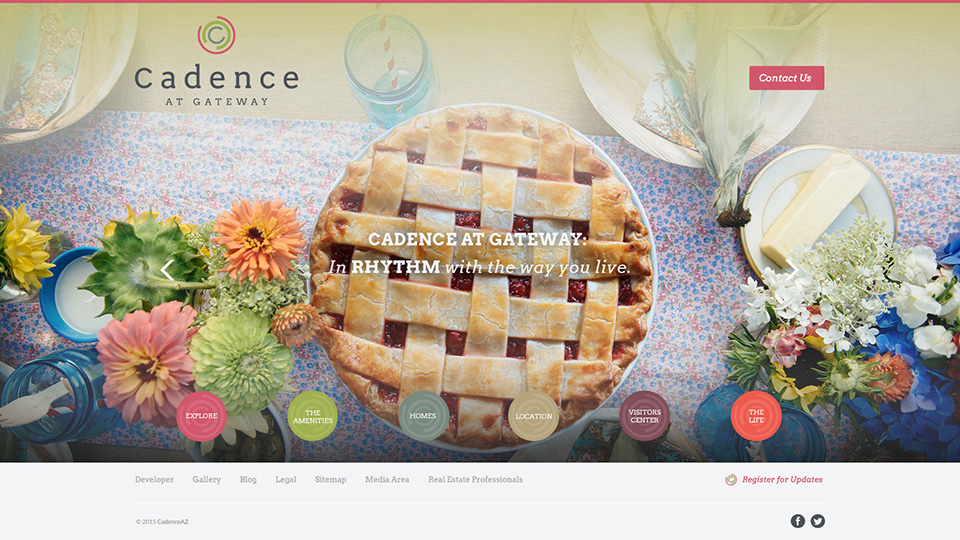 Cadence 1 Webhomepage Sieb